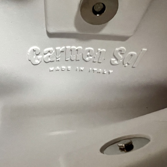 carmen del sol | Shoes | Carmen Del Sol Matching Jelly White Sandals ...